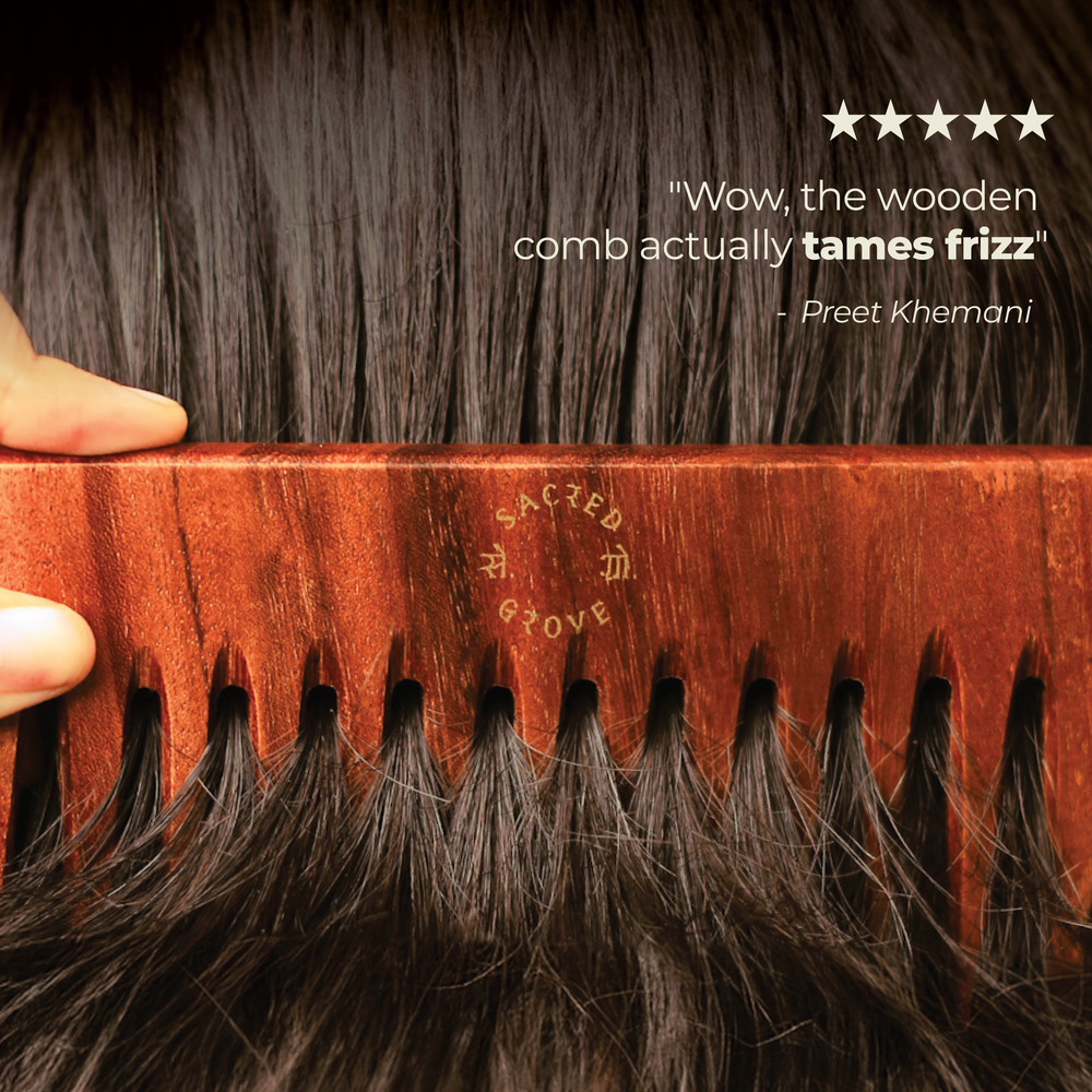 Detangling Wooden Comb